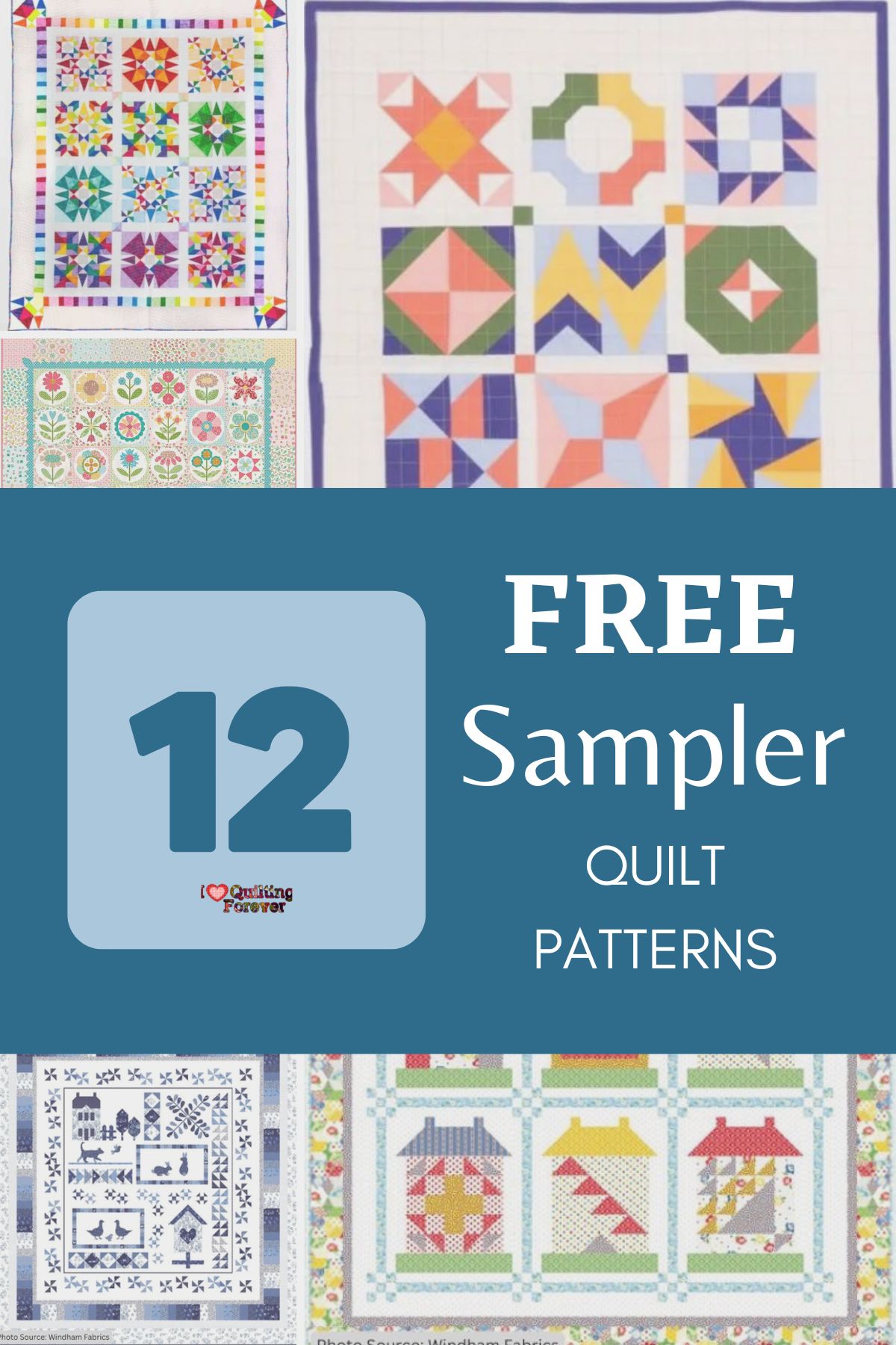 Top 12 Free Sampler Quilt Patterns (+7 Bonus Patterns For Sale) - I ...