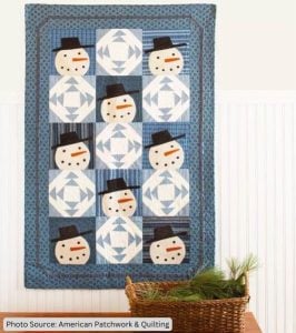 Top 10 Free Snowman Quilt Patterns (+11 Bonus Patterns For Sale) - I ...