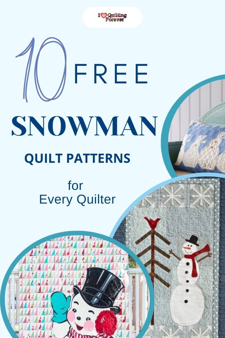 Top 10 Free Snowman Quilt Patterns (+11 Bonus Patterns For Sale) - I ...