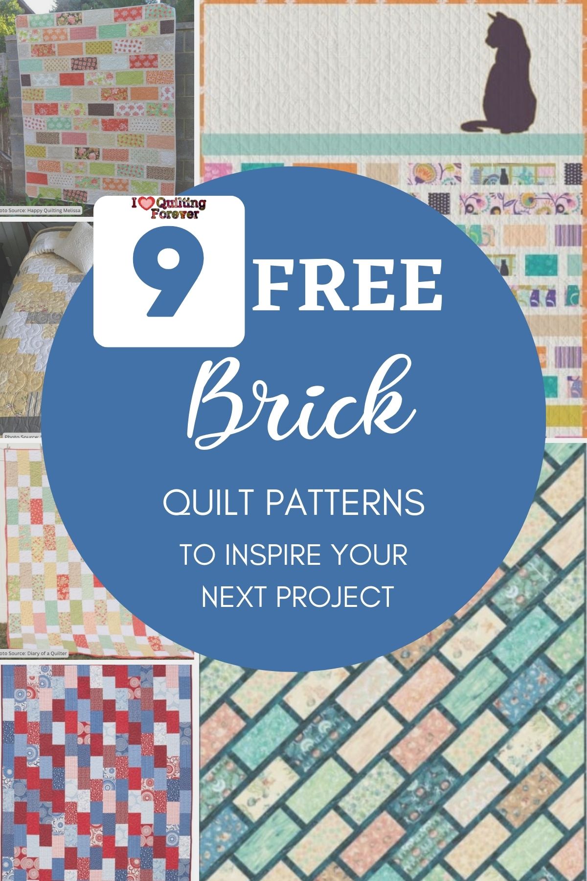 Top 9 Free Brick Quilt Patterns (+10 Bonus Patterns For Sale) - I Love ...