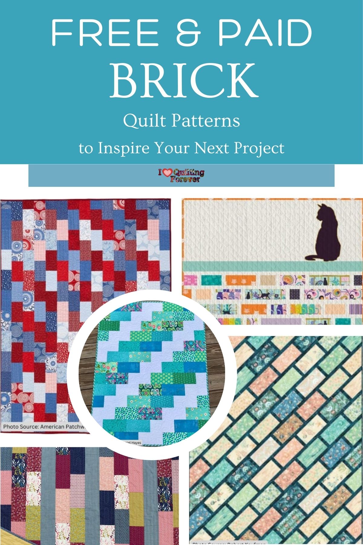 Top 9 Free Brick Quilt Patterns (+10 Bonus Patterns For Sale) - I Love ...