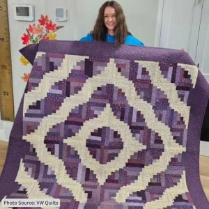 Top 6 Free Curvy Log Cabin Quilt Patterns (+6 Bonus Patterns For Sale) - I Love Quilting Forever
