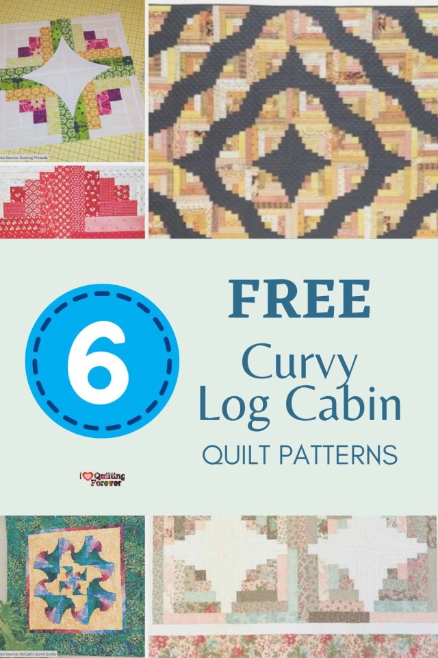 Top 6 Free Curvy Log Cabin Quilt Patterns (+6 Bonus Patterns For Sale ...