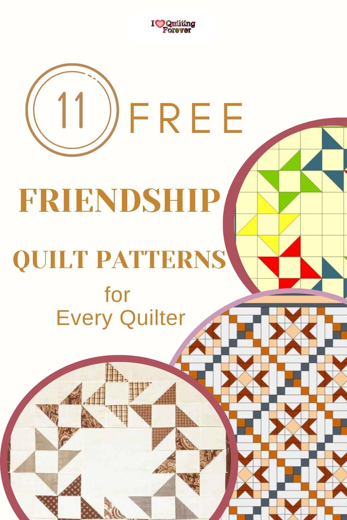 Top 11 Free Friendship Quilt Patterns (+7 Bonus Patterns For Sale) - I ...
