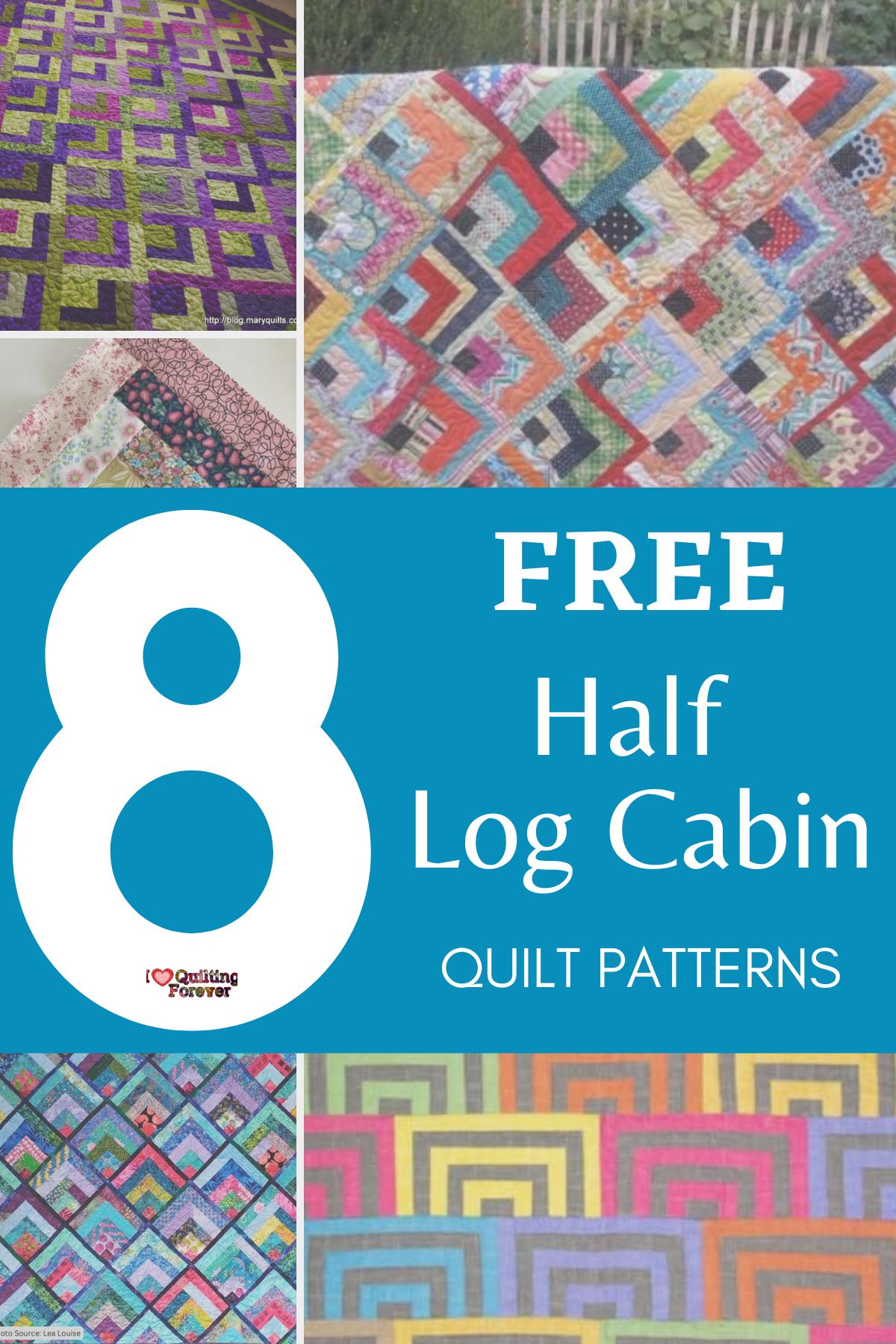 Top 8 Free Half Log Cabin Quilt Patterns (+9 Bonus Patterns For Sale ...