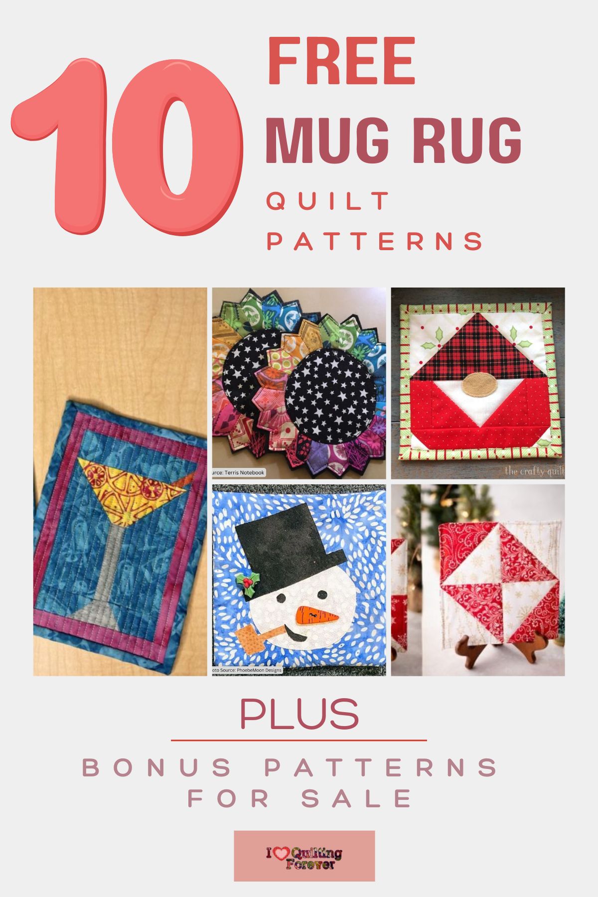 Top 10 Free Mug Rug Quilt Patterns (+11 Bonus Patterns For Sale) - I ...