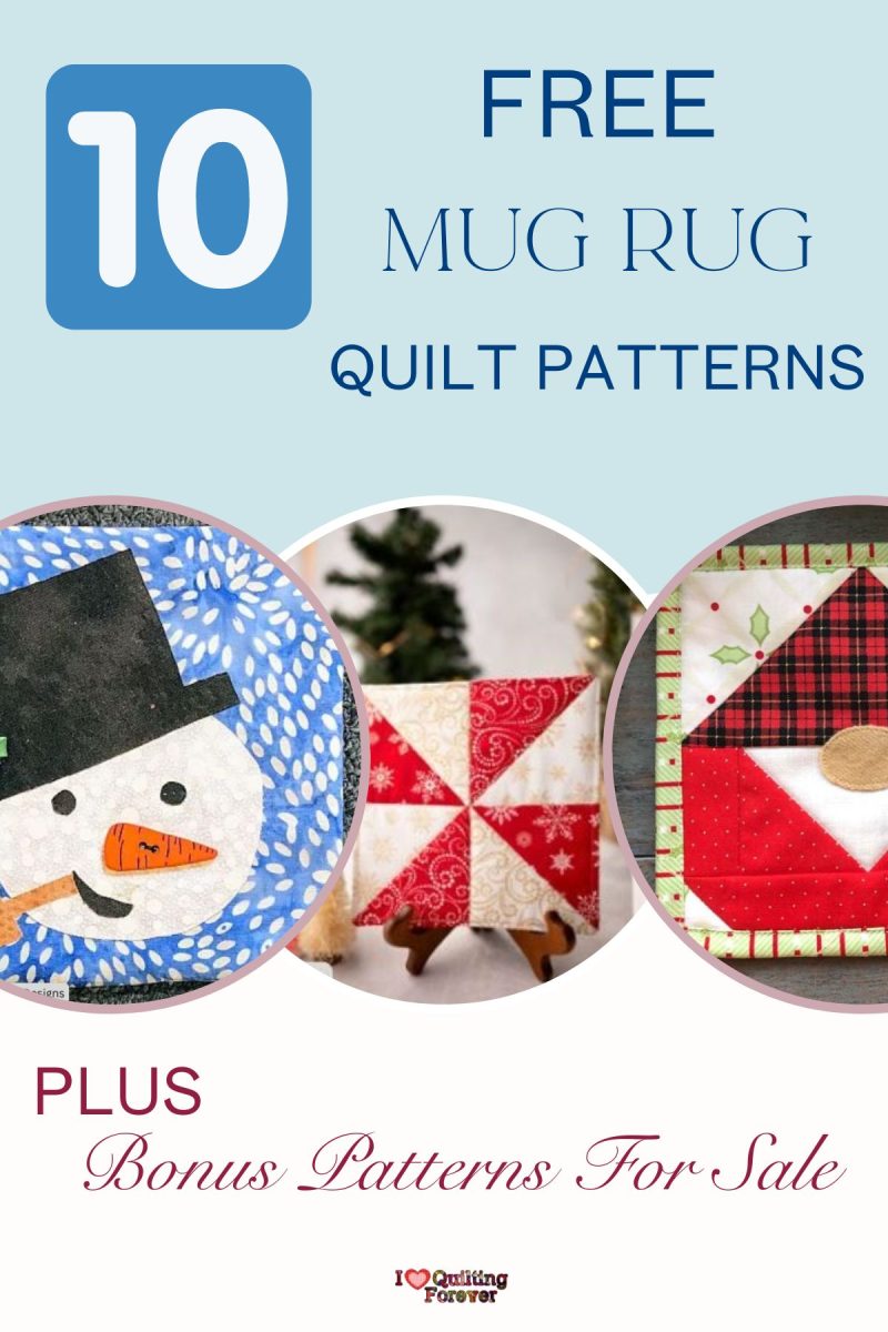 Top 10 Free Mug Rug Quilt Patterns (+11 Bonus Patterns For Sale) - I ...