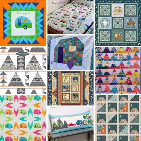 Top 10 Free Camping Quilt Patterns (+15 Bonus Patterns For Sale) - I ...