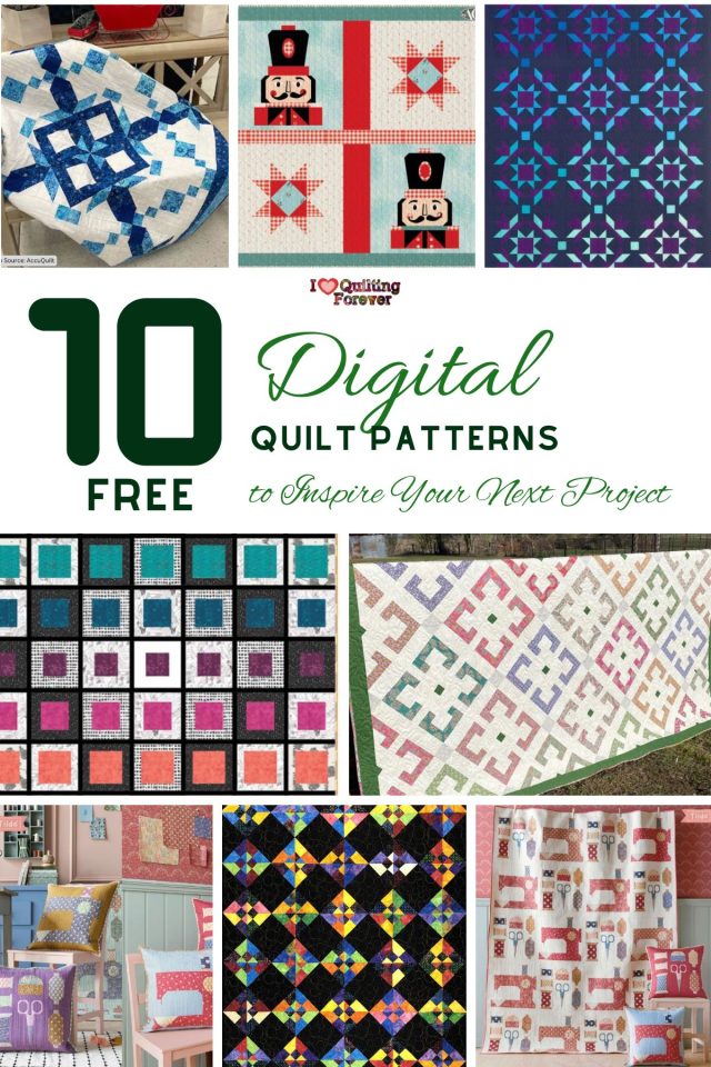 Top 10 Free Digital Quilt Patterns (+10 Bonus Patterns For Sale) - I ...