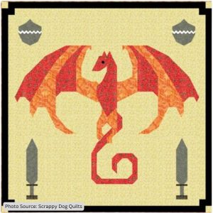 Top 4 Free Dragon Quilt Patterns (+10 Bonus Patterns For Sale) - I Love ...