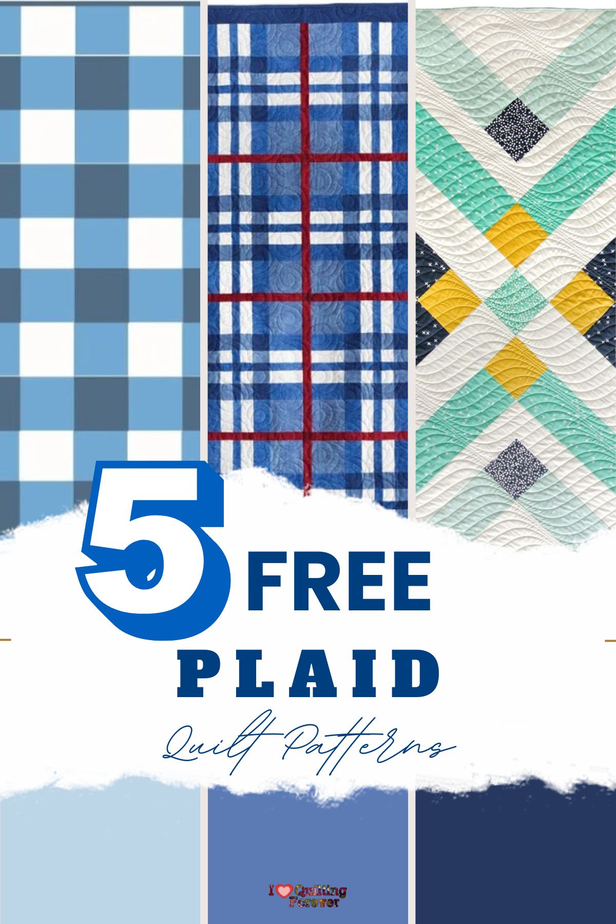 Top 5 Free Plaid Quilt Patterns (+6 Bonus Patterns For Sale) - I Love Quilting Forever