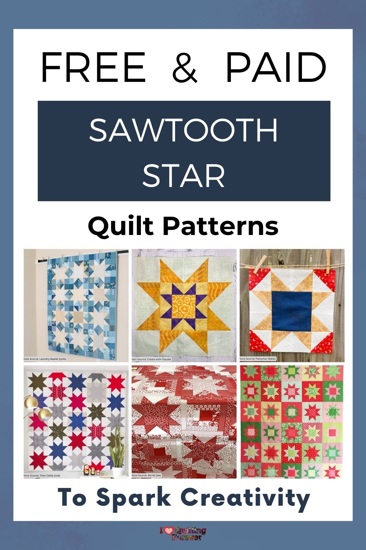 Top 10 Free Sawtooth Star Quilt Patterns (+10 Bonus Patterns For Sale ...