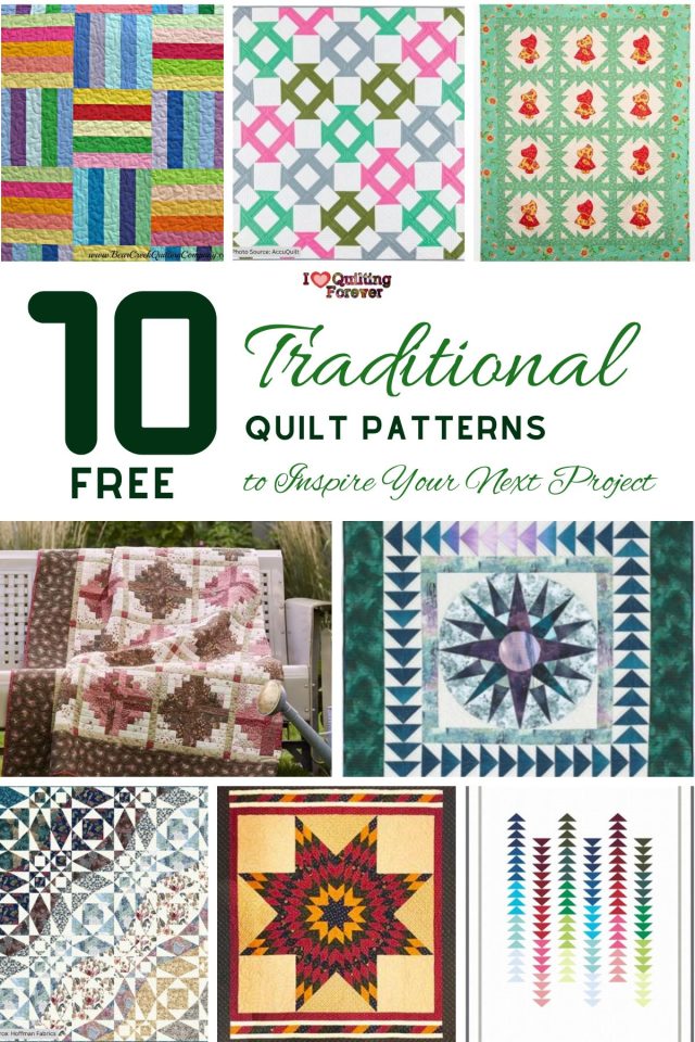 Top 10 Free Traditional Quilt Patterns (+10 Bonus Patterns For Sale ...