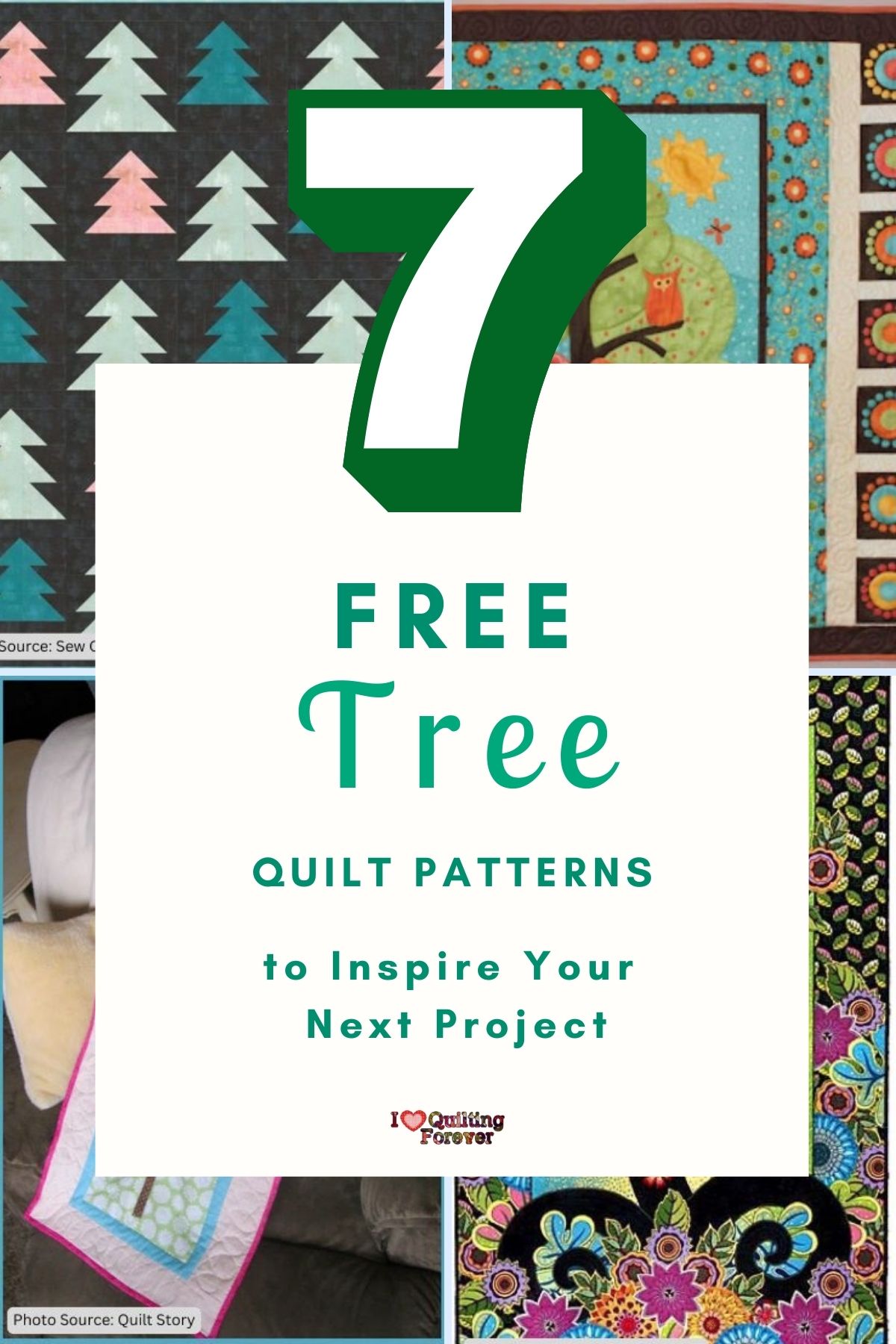 Top 7 Free Tree Quilt Patterns (+10 Bonus Patterns For Sale) - I Love ...