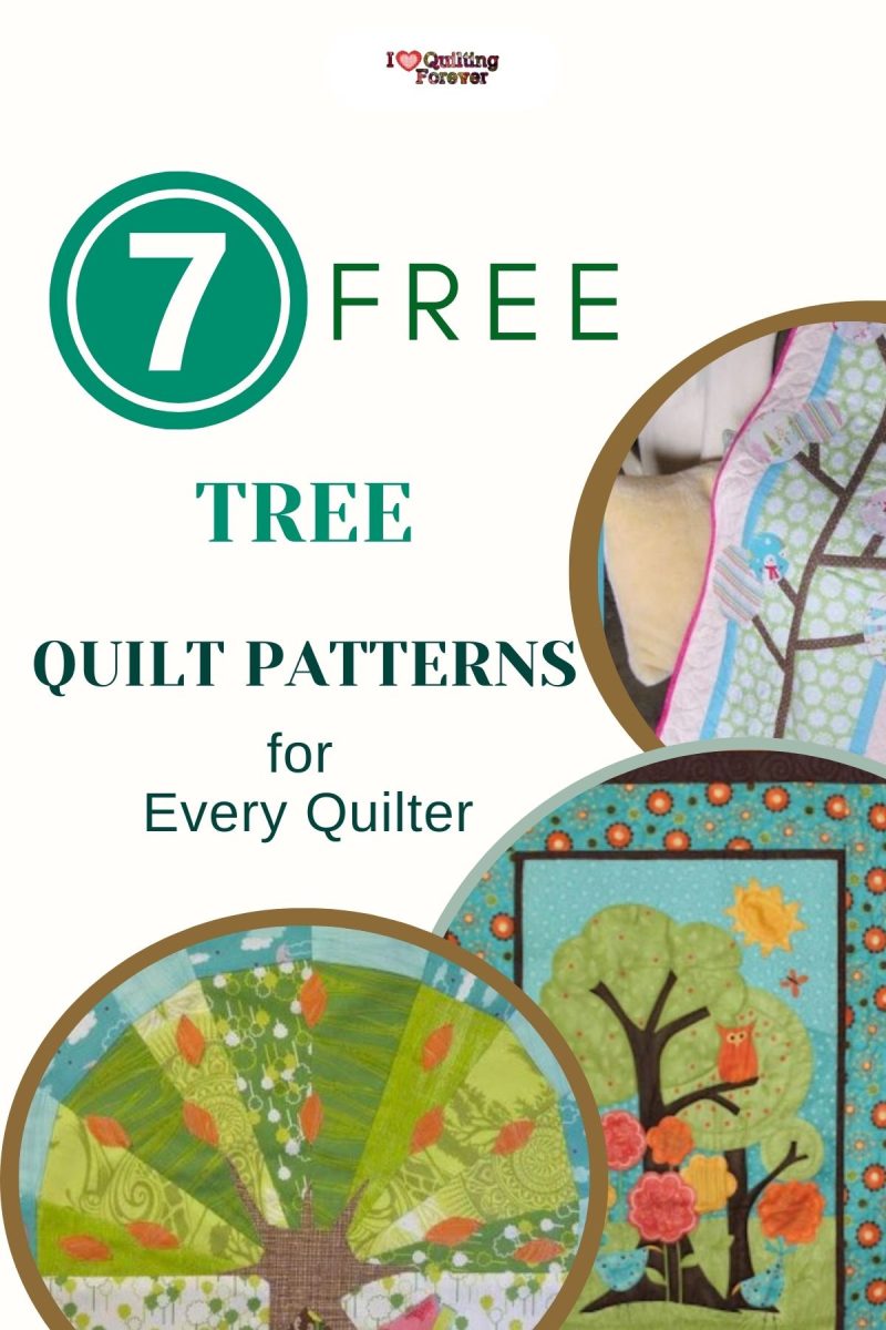 Top 7 Free Tree Quilt Patterns (+10 Bonus Patterns For Sale) - I Love ...