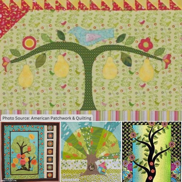 Top 7 Free Tree Quilt Patterns (+10 Bonus Patterns For Sale) - I Love ...