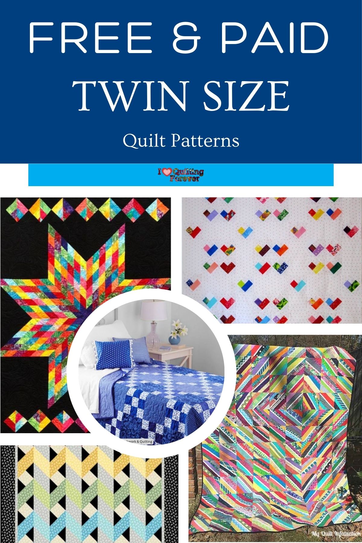 Top 7 Free Twin Size Quilt Patterns (+10 Bonus Patterns For Sale) - I ...