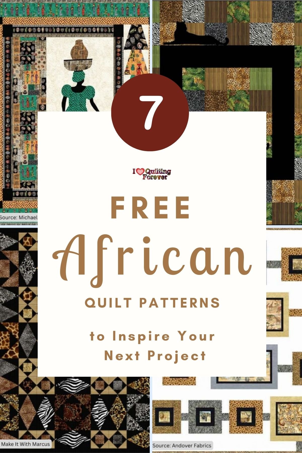 Top 7 Free African Quilt Patterns (+5 Bonus Patterns For Sale) - I Love ...