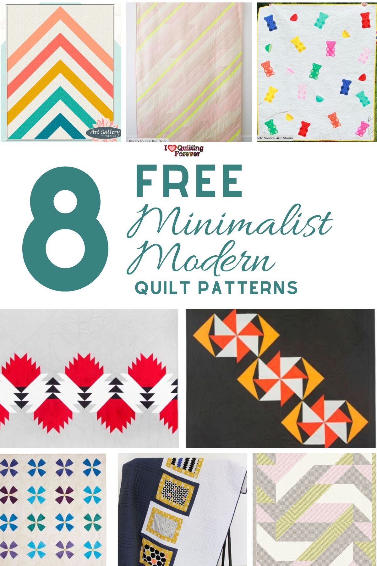 Top 8 Free Minimalist Modern Quilt Patterns (+10 Bonus Patterns For ...