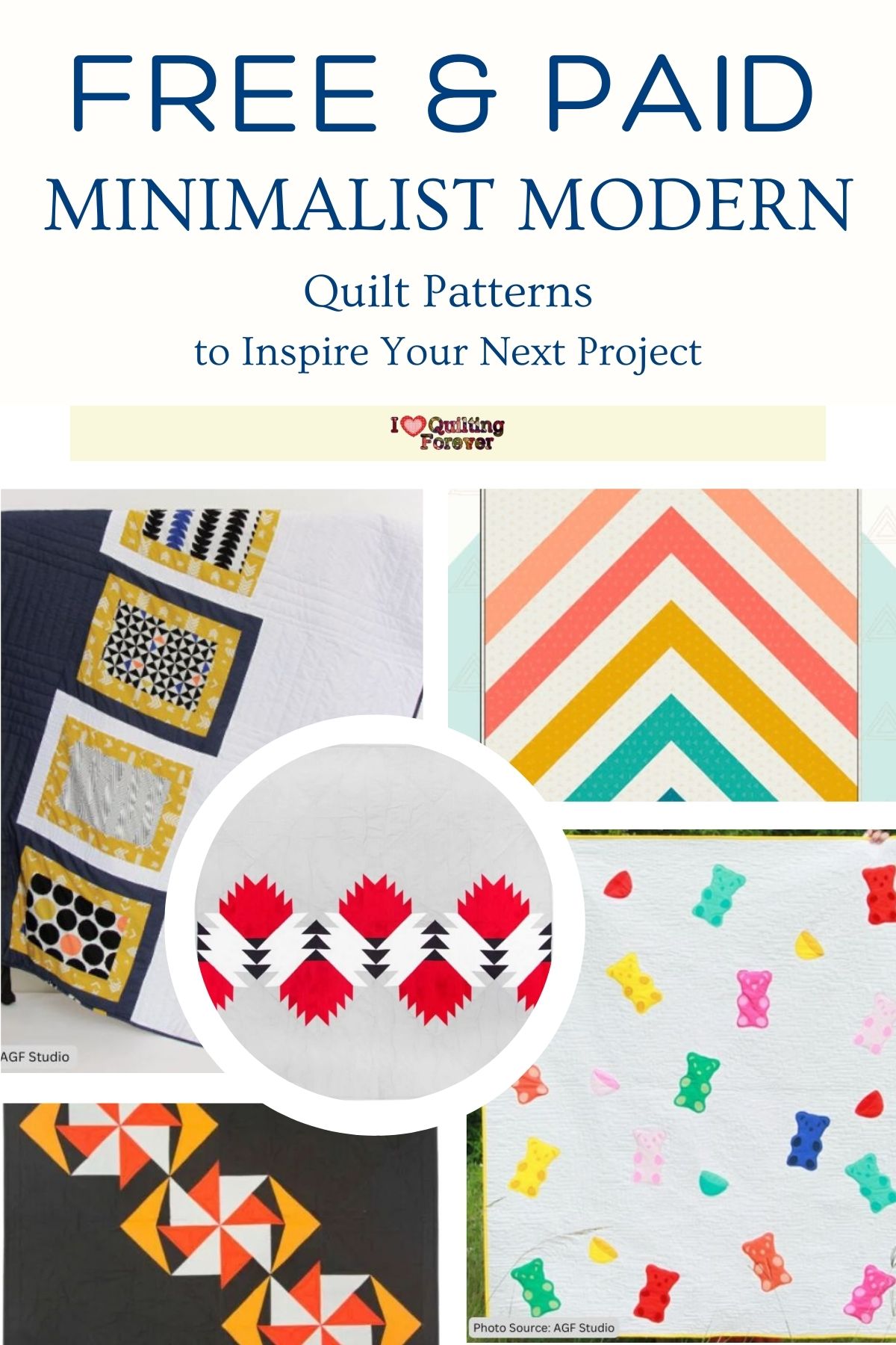 Top 8 Free Minimalist Modern Quilt Patterns (+10 Bonus Patterns For Sale) - I Love Quilting Forever