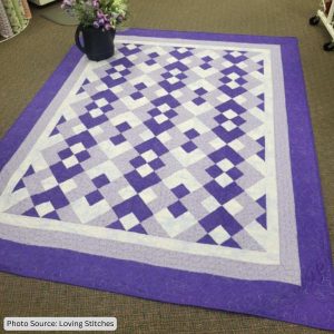 Top 9 Free Purple Quilt Patterns (+8 Bonus Patterns For Sale) - I Love ...
