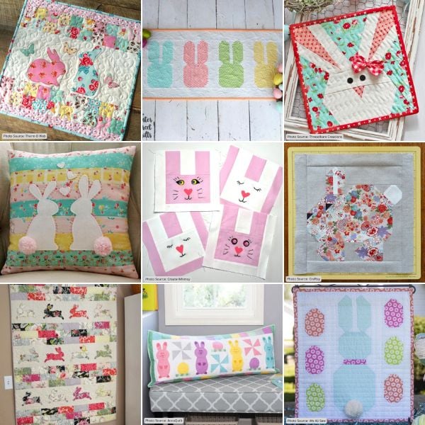 Top 10 Free Bunny Quilt Patterns (+10 Bonus Patterns For Sale) - I Love ...