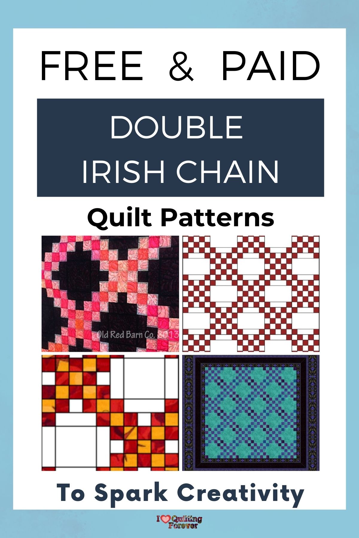 Top 5 Free Double Irish Chain Quilt Patterns (+7 Bonus Patterns For ...