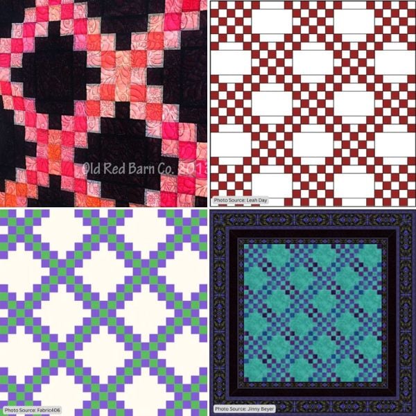 Top 5 Free Double Irish Chain Quilt Patterns (+7 Bonus Patterns For ...