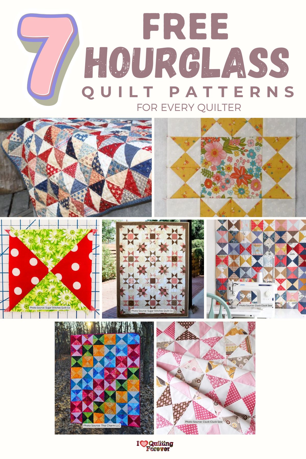Top 7 Free Hourglass Quilt Patterns (+10 Bonus Patterns For Sale) - I ...