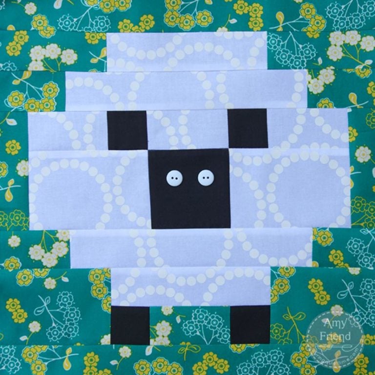 Top Free Sheep Quilt Patterns (+10 Bonus Patterns For Sale) - I Love ...