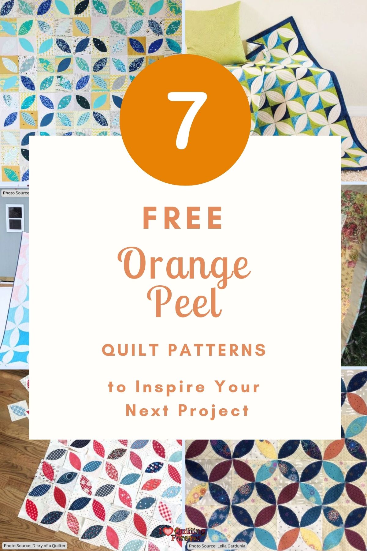 Top 7 Free Orange Peel Quilt Patterns (+10 Bonus Patterns For Sale) - I ...