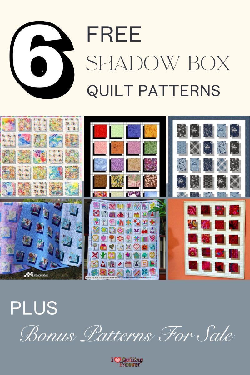 Top 6 Free Shadow Box Quilt Patterns (+5 Bonus Patterns For Sale) - I ...