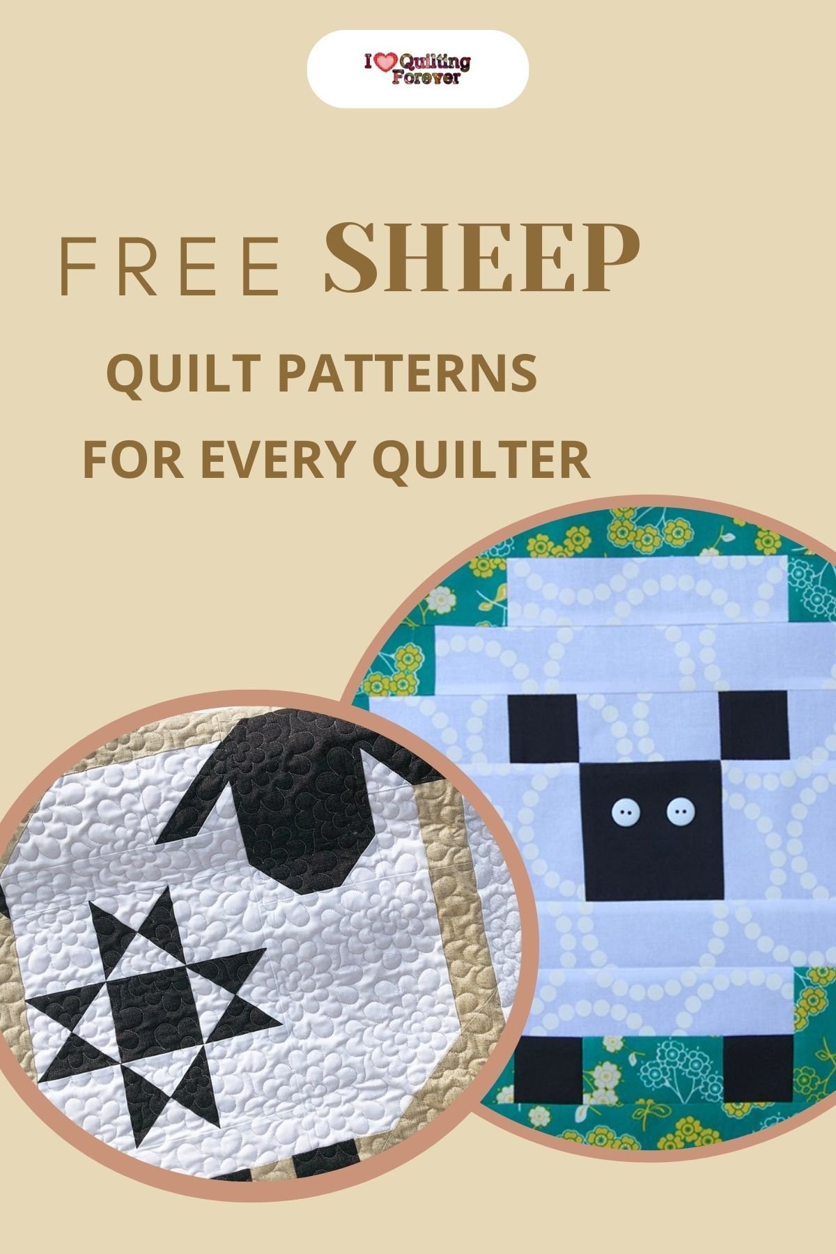 Top Free Sheep Quilt Patterns (+10 Bonus Patterns For Sale) - I Love ...