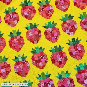Top 6 Free Strawberry Quilt Patterns (+9 Bonus Patterns For Sale) - I ...