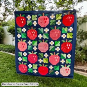 Top 6 Free Strawberry Quilt Patterns (+9 Bonus Patterns For Sale) - I ...