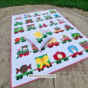 Top 6 Free Train Quilt Patterns (+8 Bonus Patterns For Sale) - I Love ...