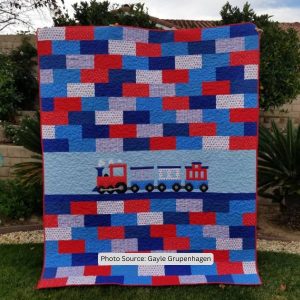 Top 6 Free Train Quilt Patterns (+8 Bonus Patterns For Sale) - I Love ...
