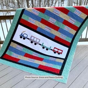 Top 6 Free Train Quilt Patterns (+8 Bonus Patterns For Sale) - I Love ...