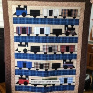 Top 6 Free Train Quilt Patterns (+8 Bonus Patterns For Sale) - I Love ...