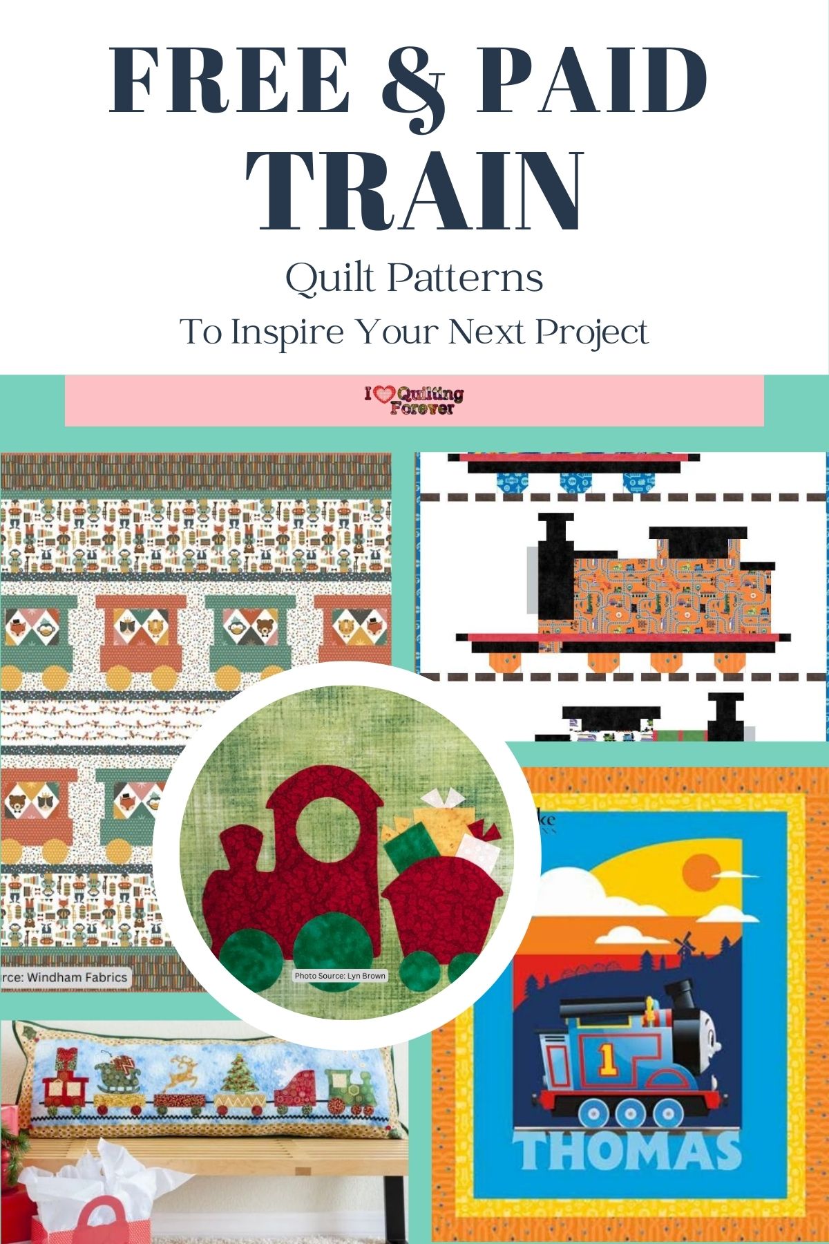 Top 6 Free Train Quilt Patterns (+8 Bonus Patterns For Sale) - I Love ...