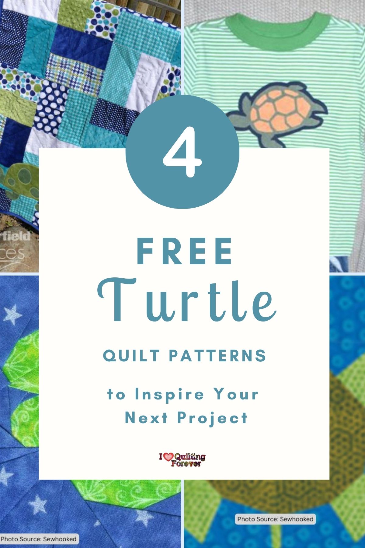 Top 4 Free Turtle Quilt Patterns (+10 Bonus Patterns For Sale) - I Love Quilting Forever
