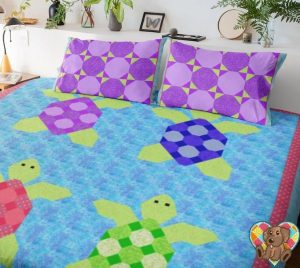 Top 4 Free Turtle Quilt Patterns (+10 Bonus Patterns For Sale) - I Love ...