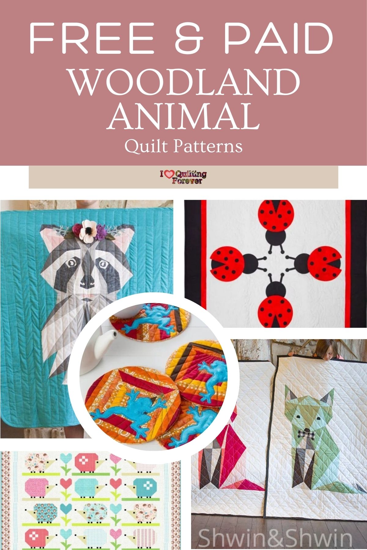 Top 10 Free Woodland Animal Quilt Patterns (+10 Bonus Patterns For Sale ...