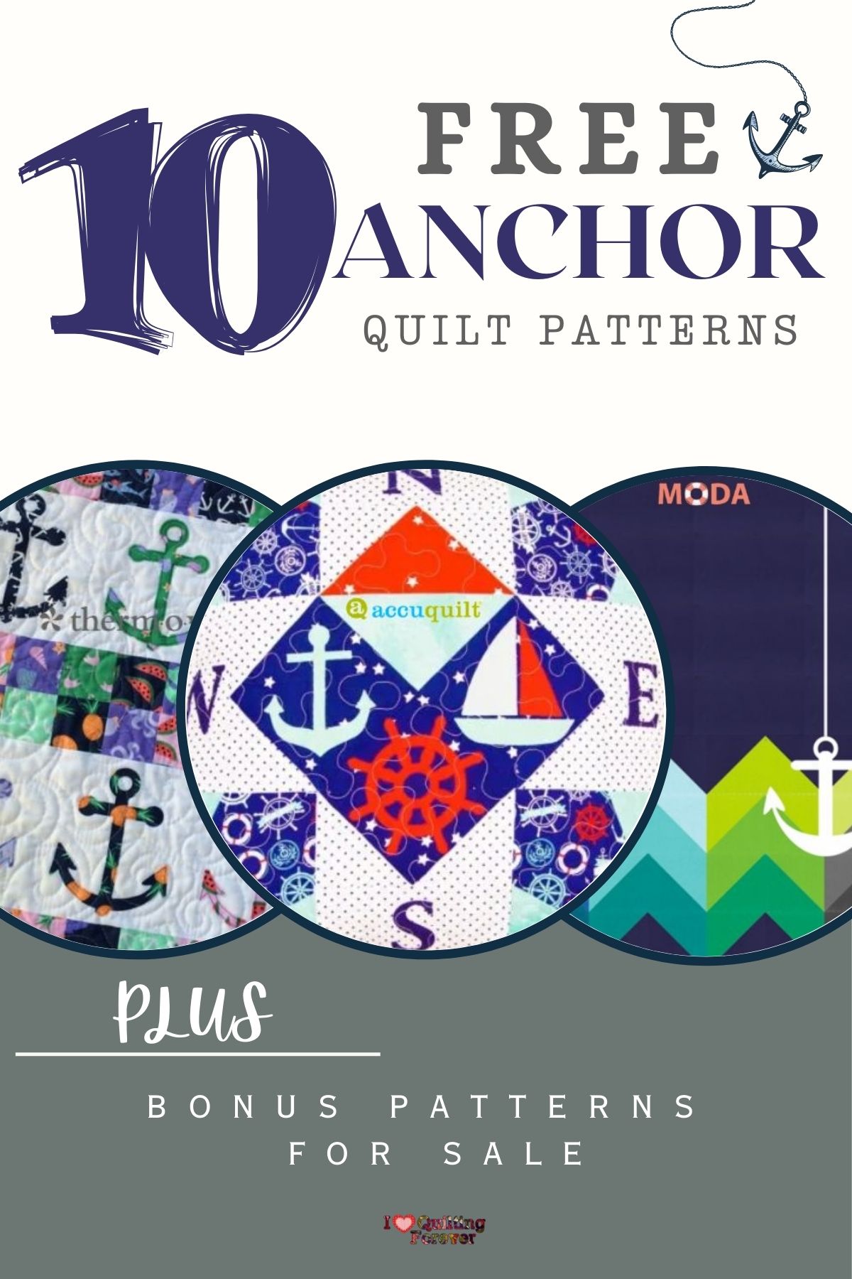 Top 10 Free Anchor Quilt Patterns (+12 Bonus Patterns For Sale) - I ...