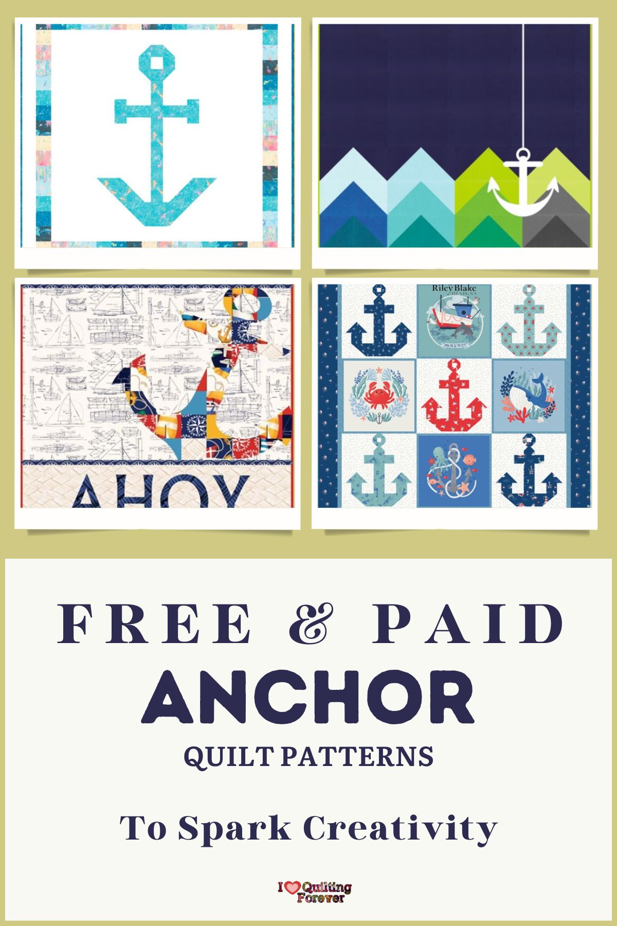 Top 10 Free Anchor Quilt Patterns (+12 Bonus Patterns For Sale) - I ...