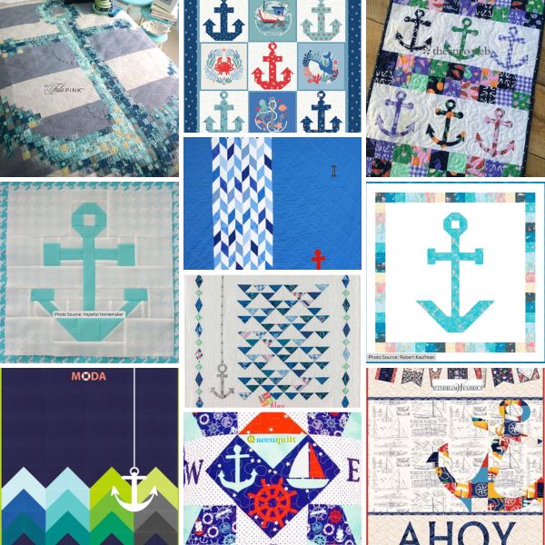 Top 10 Free Anchor Quilt Patterns (+12 Bonus Patterns For Sale) - I Love Quilting Forever