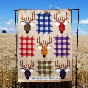 Top 9 Free Deer Quilt Patterns (+10 Bonus Patterns For Sale) - I Love ...