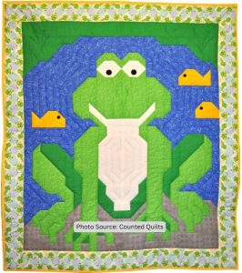 Top 6 Free Frog Quilt Patterns (+10 Bonus Patterns For Sale) - I Love ...