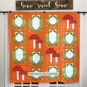 Top 6 Free Frog Quilt Patterns (+10 Bonus Patterns For Sale) - I Love ...