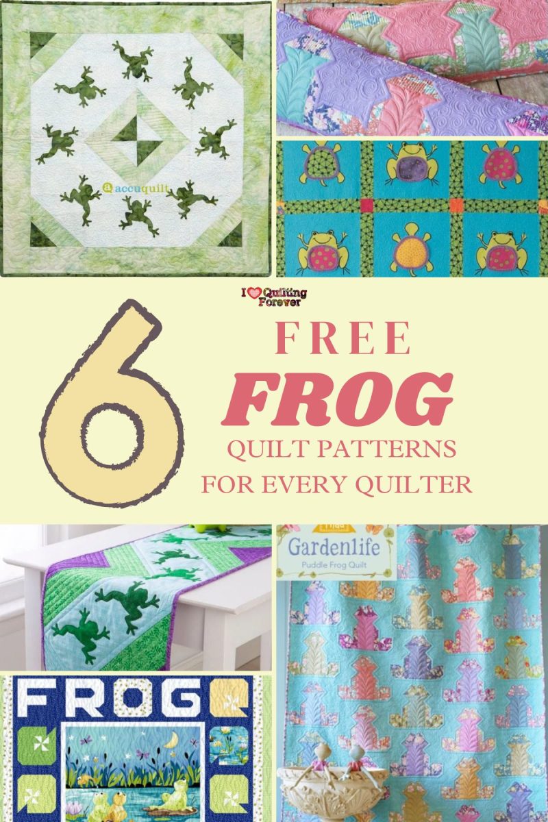 Top 6 Free Frog Quilt Patterns (+10 Bonus Patterns For Sale) - I Love ...